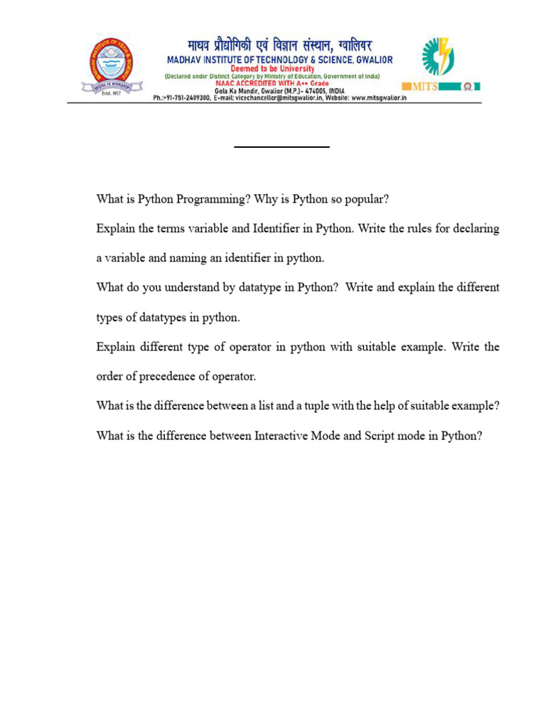 Python Programming Basics Explained | PDF