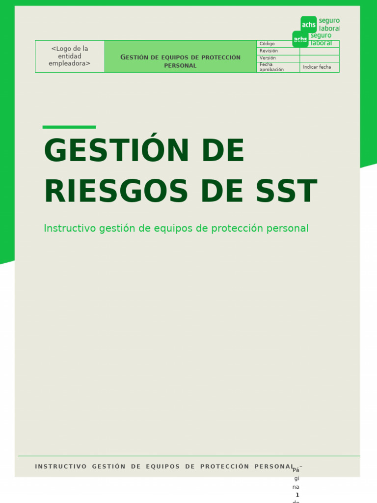 B.16 Instructivo Gestión de EPP | PDF | Soldadura | Construcción