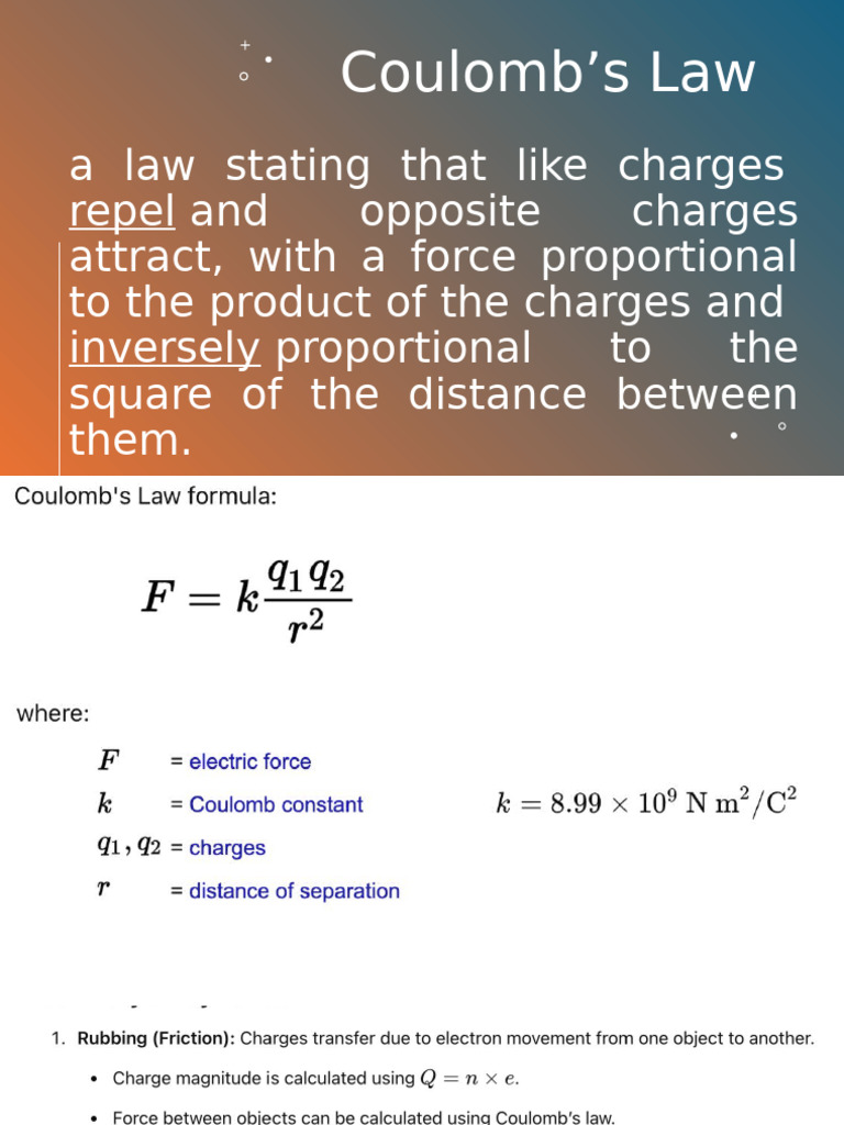 Coulombs-Law (1) | PDF