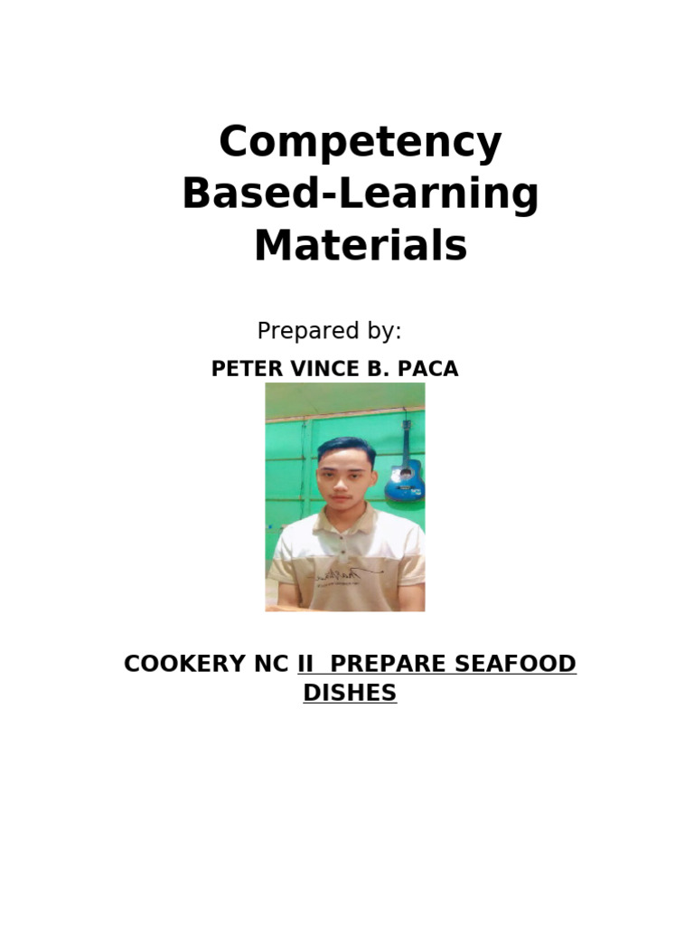 PED 14 Supervised Work-based training (Content module) | PDF | Cooking ...