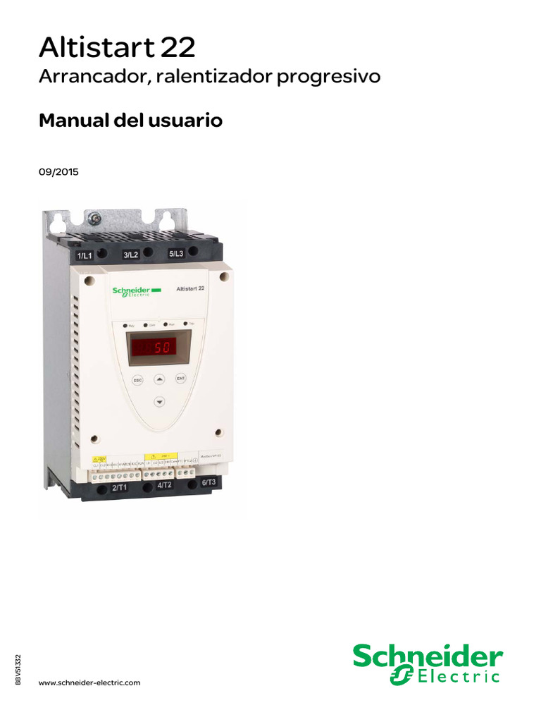 Manual del Usuario Altistart 22 | PDF