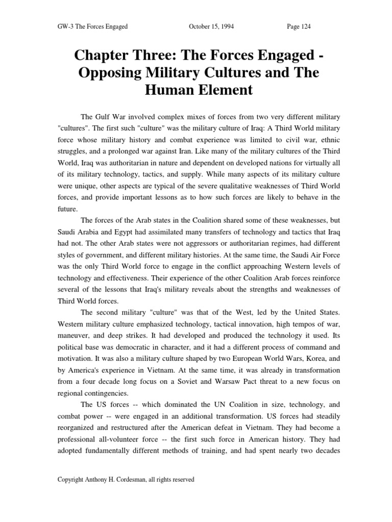 2PGW Lessons Learned 01 | PDF | Division (Military) | Gulf War