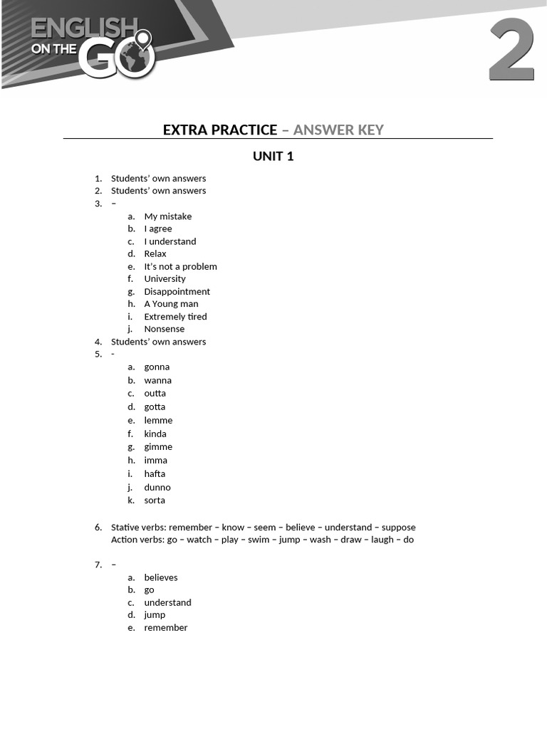 EOTG2 ExtraPractice AK U1 | PDF