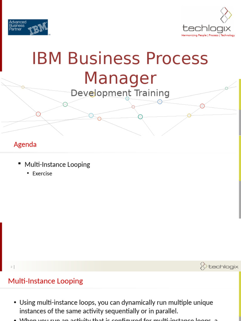 IBM BPM Advance Training - Multi-Instance Looping and Cancelation Path | PDF | Computing ...