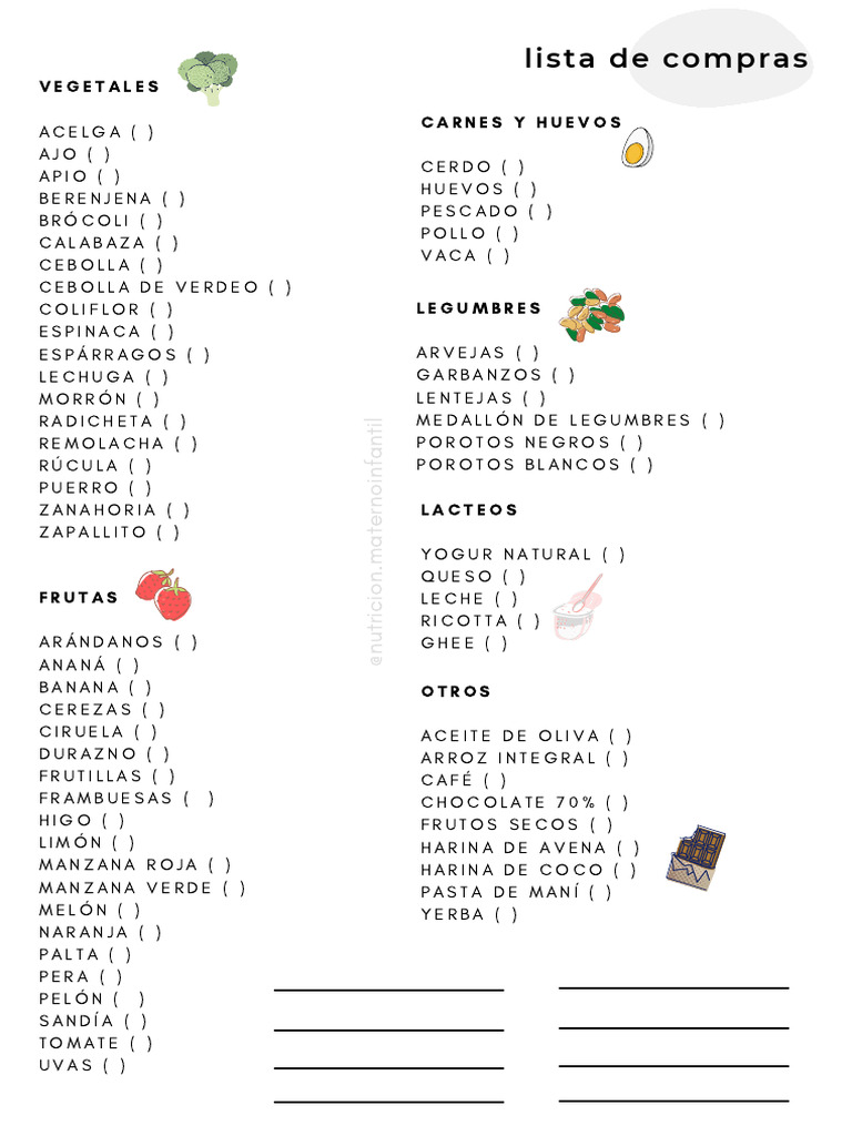 Ebook Mi Menu - Lista de Compras PV | PDF | Cocina asiática | Cocina ...