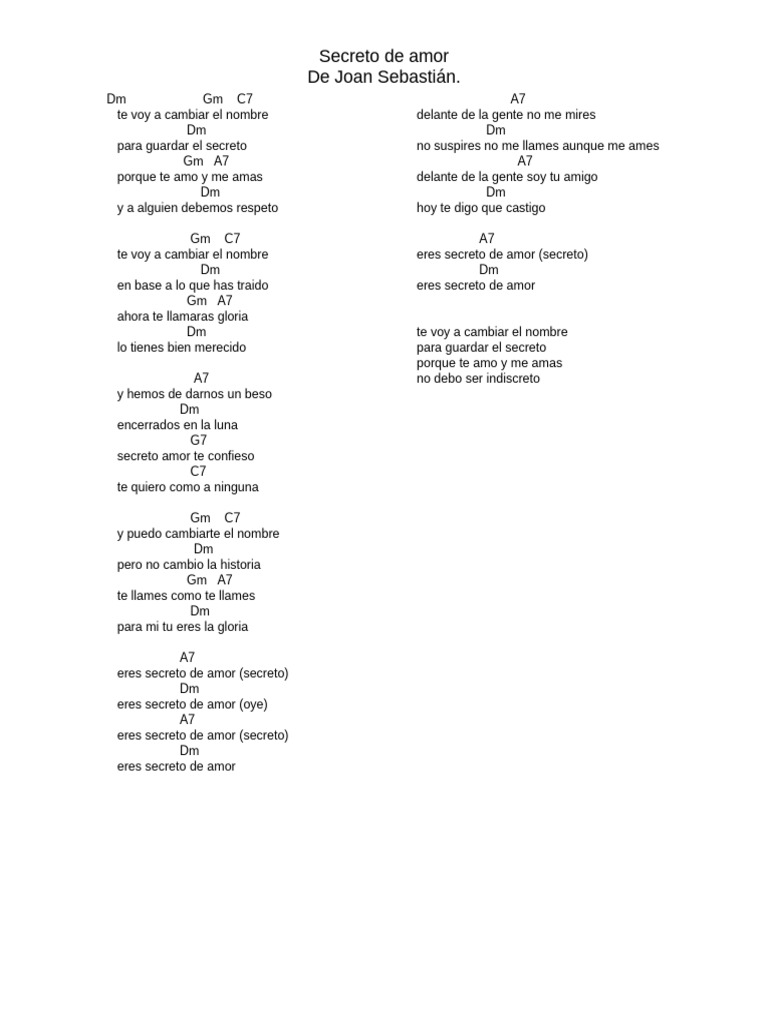 Secreto de Amor | PDF