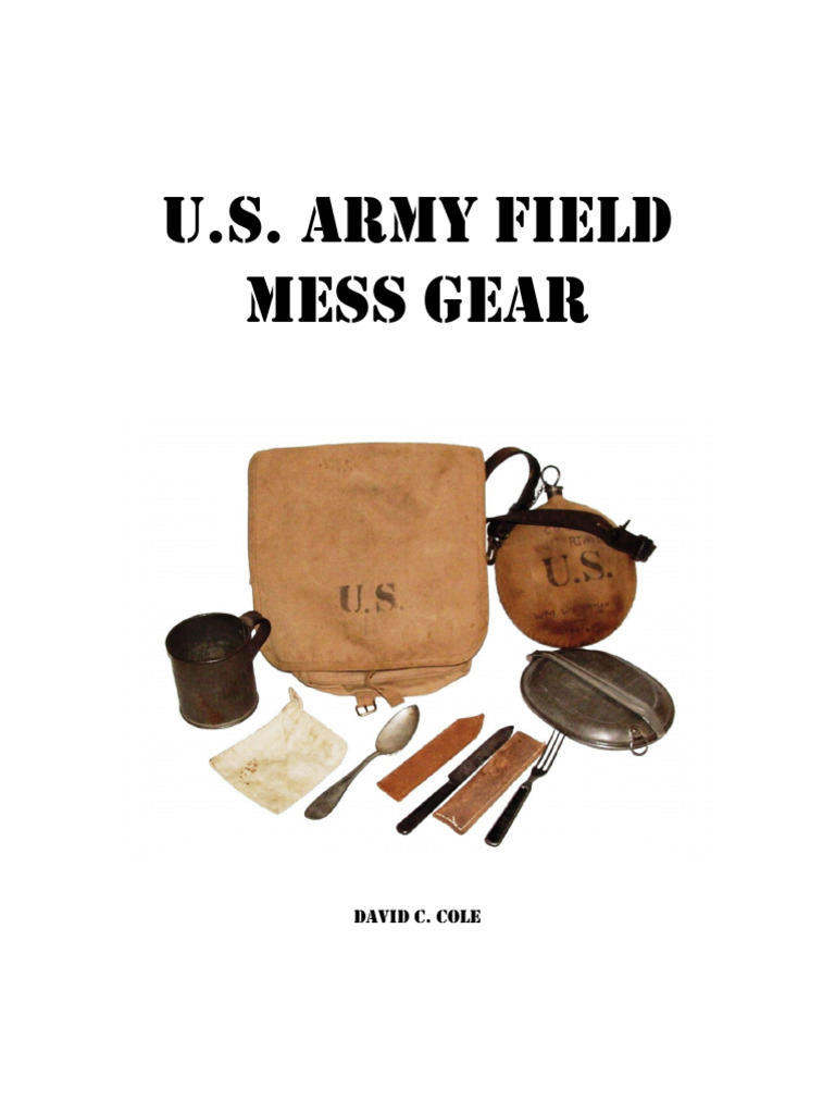 A History of US Army Mess Kits | PDF