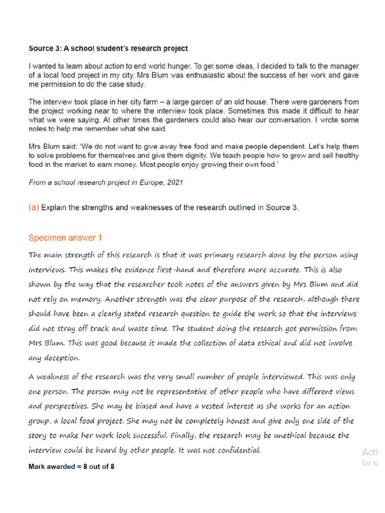 Sample Answer GP p2 | PDF