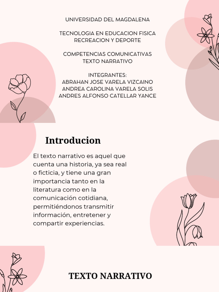 Texto Narrativo | PDF