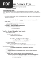 Boolean Operators Cheat Sheet | PDF | Wellness
