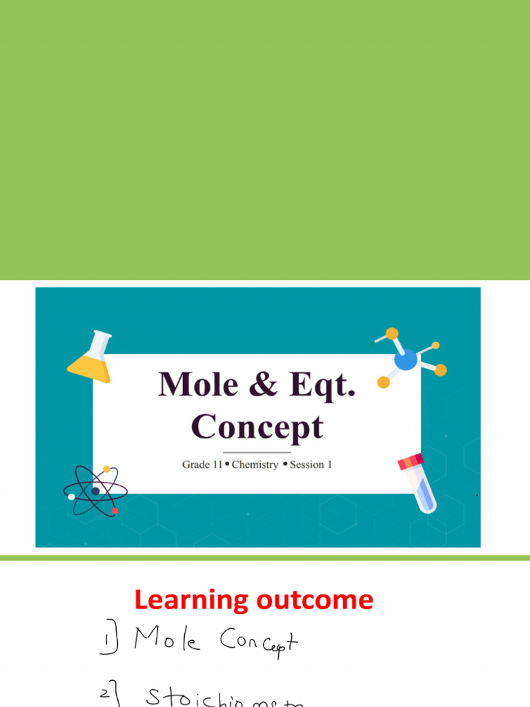 Mole Concept L 3 | PDF