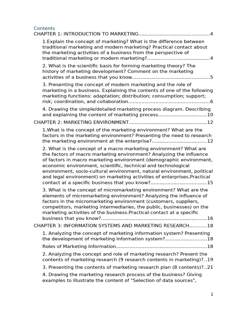 Comprehensive Marketing Guide Overview | PDF | Marketing | Consumer ...