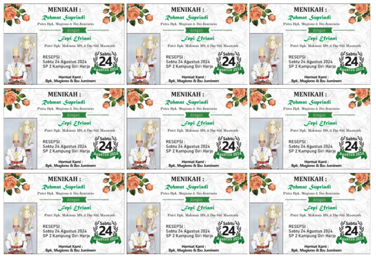 contoh print kopelan punjungan (Keplek) | PDF