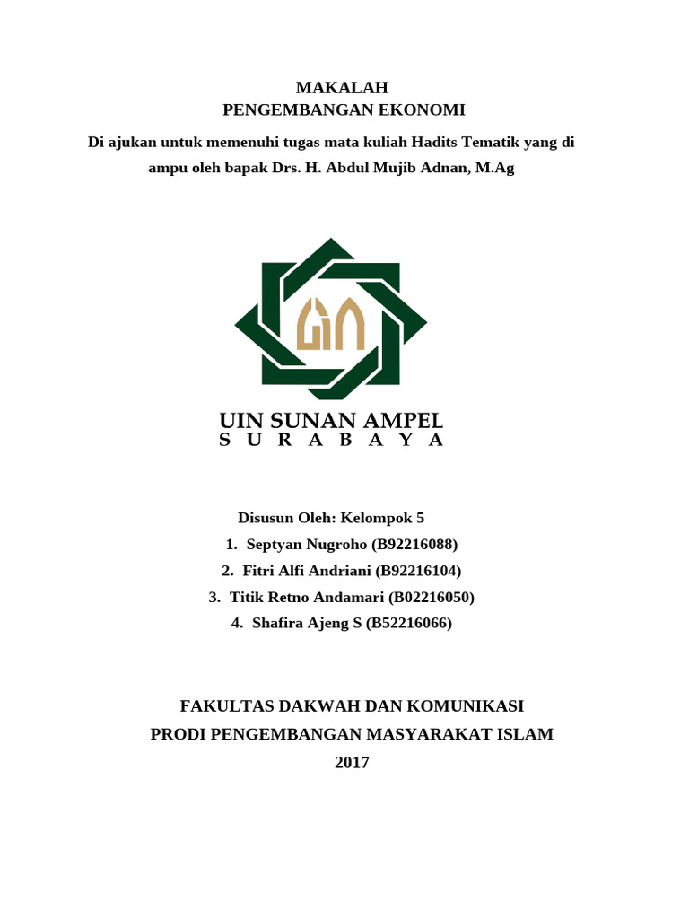 Makalah Hadits Tematik | PDF