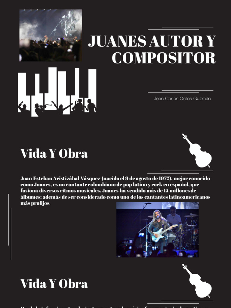Biografía de Juanes: Vida y Obra | PDF | Musica Popular | Musica en español