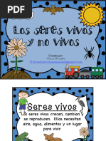 Seres Vivos y No Vivos para Colorear | PDF