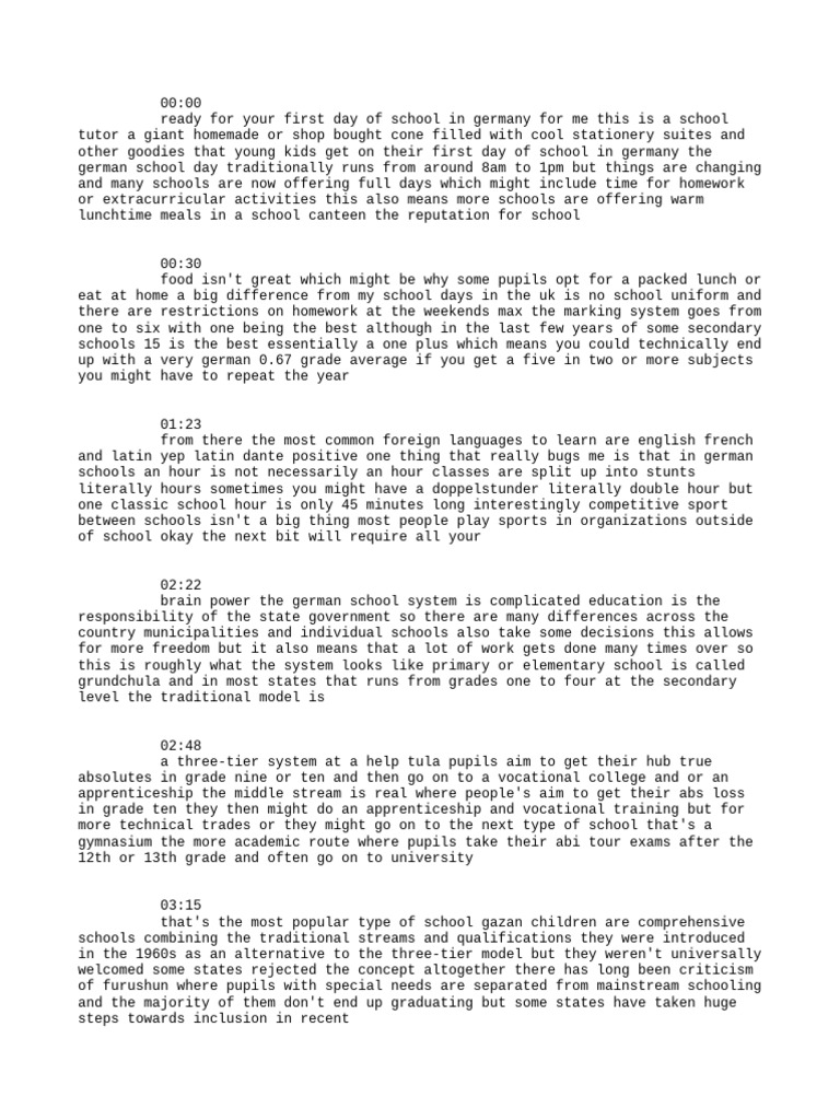 NoteGPT - The German School System - Meet The Germans | PDF | Schools