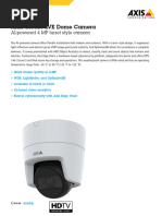 Datasheet Axis p3737 Ple Panoramic Camera en US 413348 (102934) | PDF ...