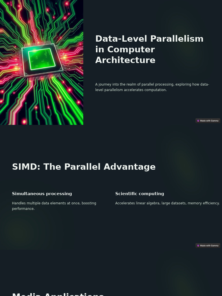 Data Level Parallelism in Computer Architecture | PDF