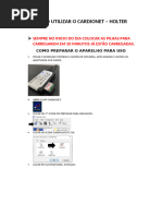 Passo A Passo - Sistema de Holter 24H | PDF