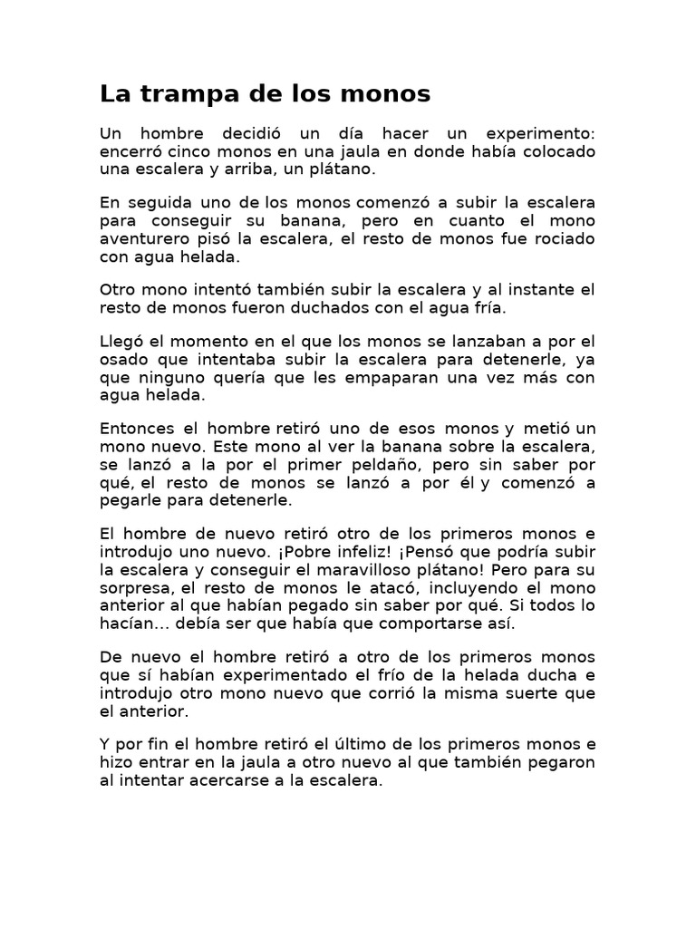 La Trampa de Los Monos | PDF