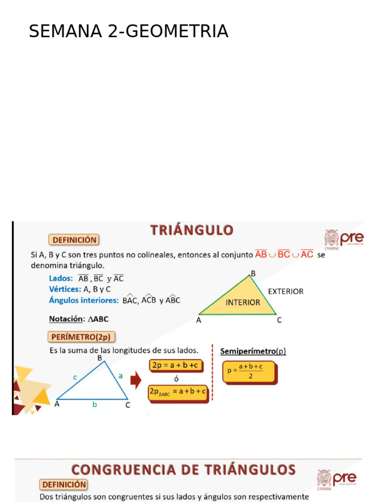 Semana 2-Geometria | PDF