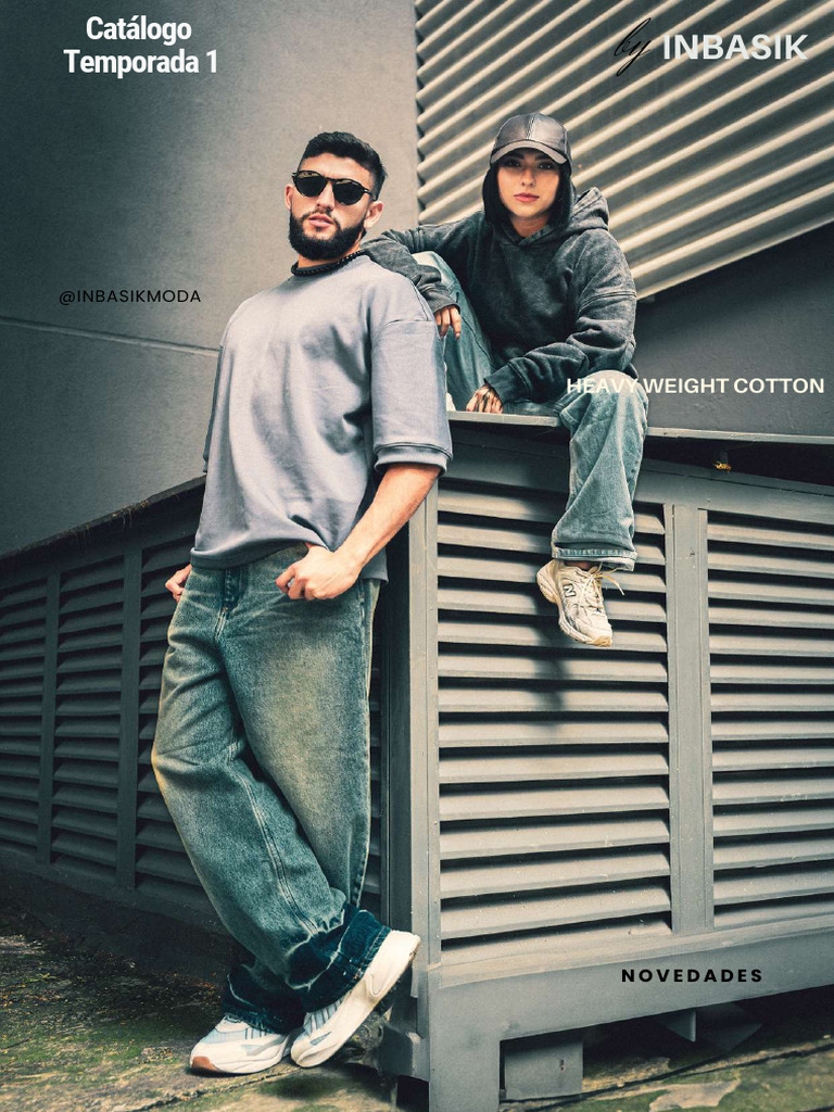 Catálogo de Camisetas Oversize INBASIK | PDF | Percepción visual | Procesamiento de imágenes