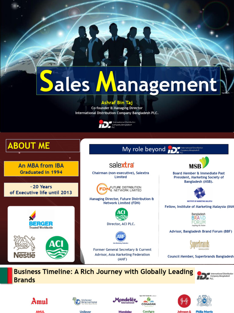 ACBA Session 3 Sales Management - ACBA - IBA | PDF | Leadership | Psychological Resilience