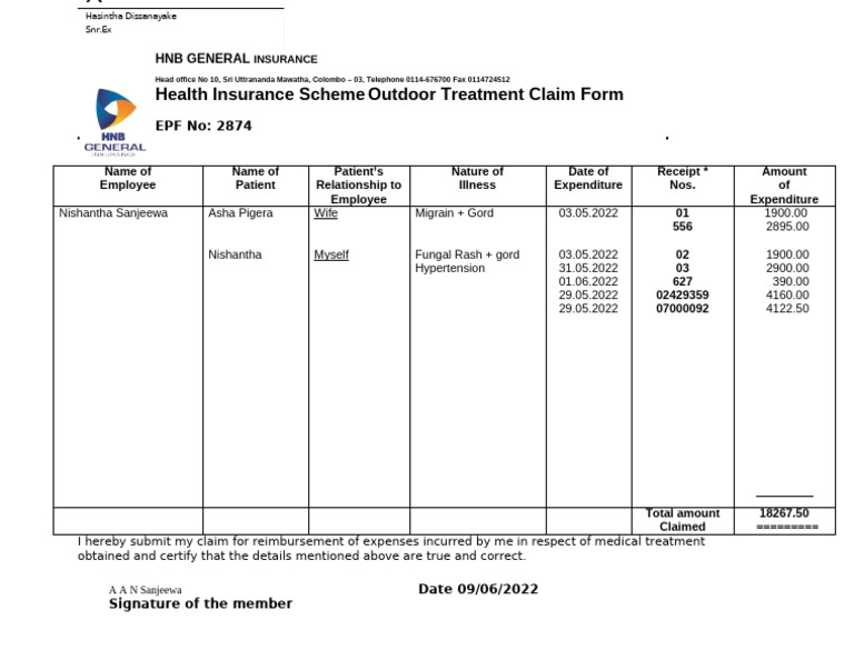 Medical - Form - OPD | PDF
