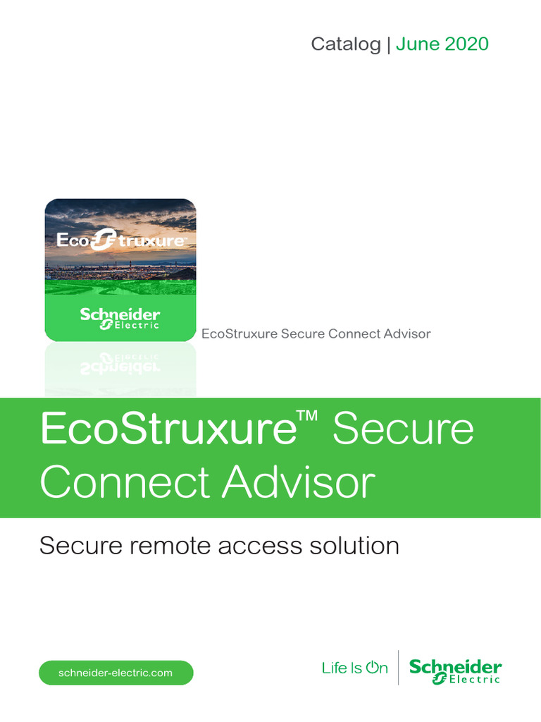 EcoStruxure Secure Connect Advisor | PDF | Programmable Logic Controller | Microsoft Windows
