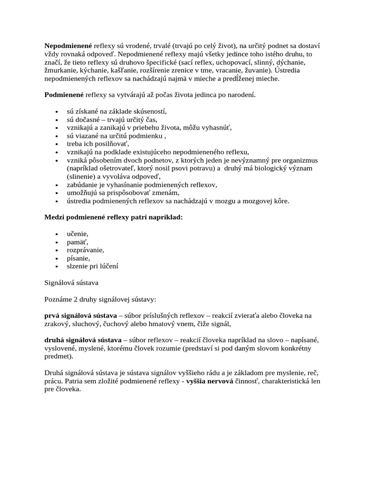 Reflexy, Signalna S-1 | PDF