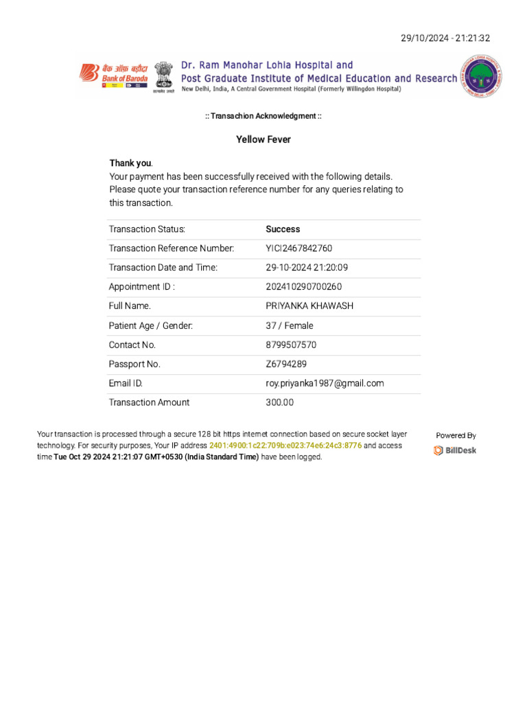 Yellow Fever: 2401:4900:1c22:709b:e023:74e6:24c3:8776 | PDF