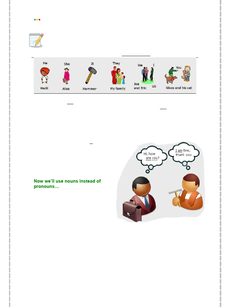 To Be Exercise 1 | PDF
