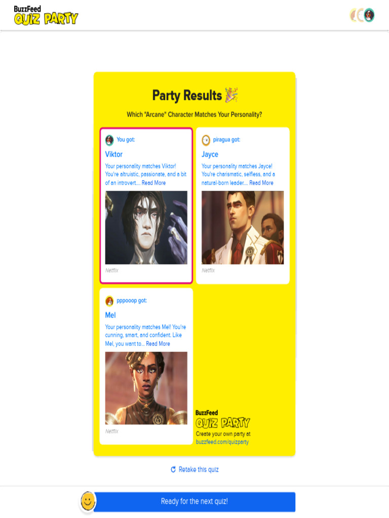 BuzzFeed Quiz Party | PDF