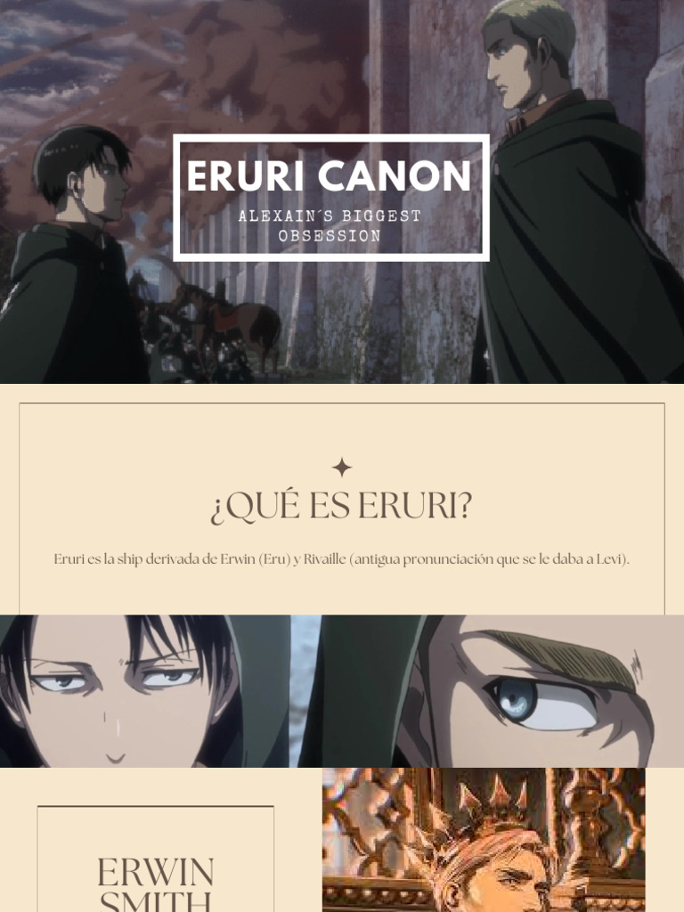 Eruri: La Canonización de Levi y Erwin | PDF