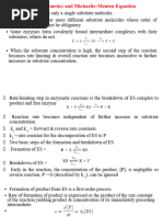 7.02 Derivation of Michaelis-Menten Equation | PDF | Enzyme Inhibitor | Enzyme Kinetics