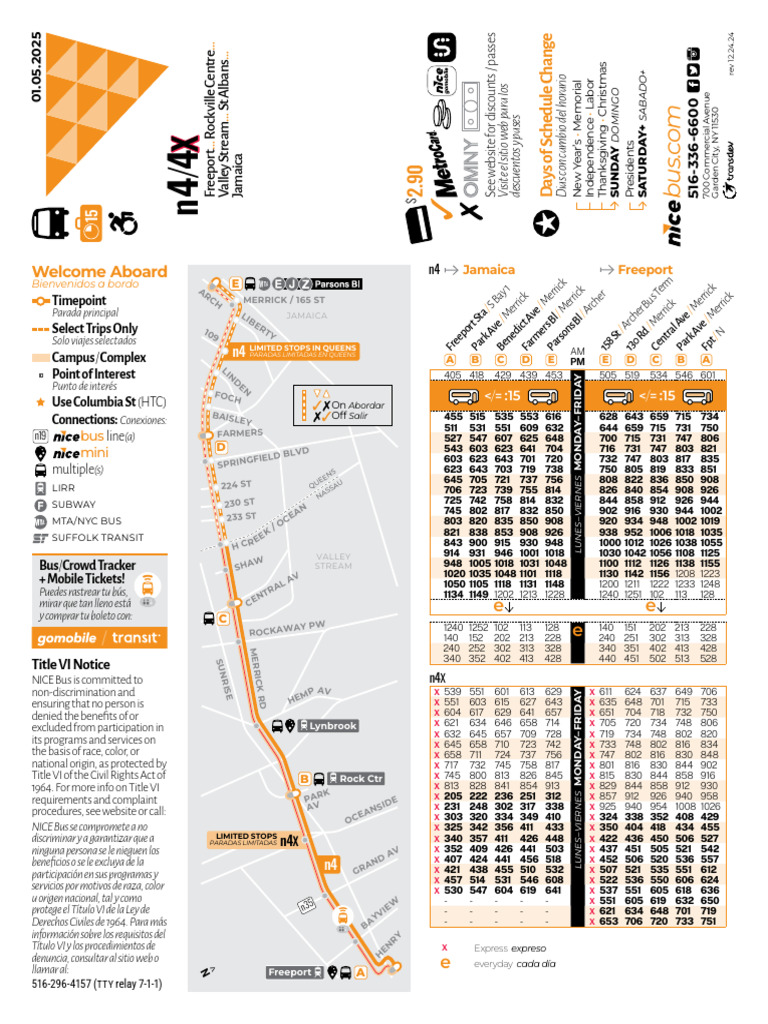 NICE-n4 MapSchedule | PDF