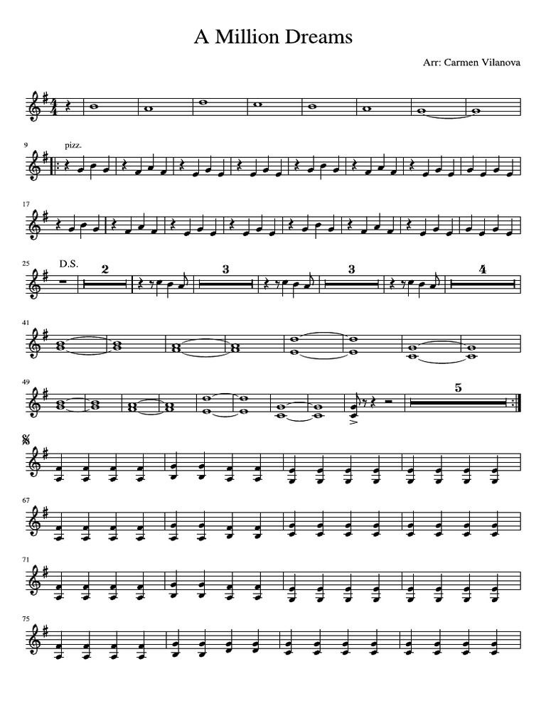 A Million Dreams | PDF