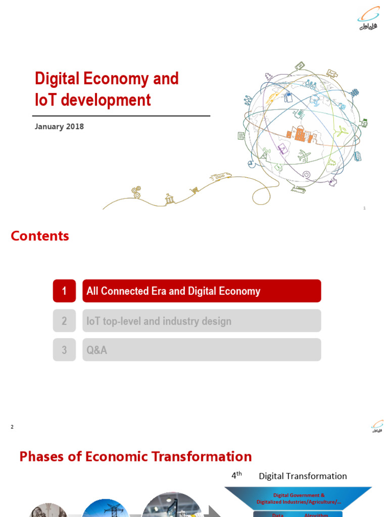 Digital Economy and IoT Development V2.0 | PDF | Internet Of Things ...