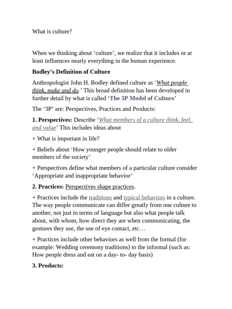 What Is Culture? - Cross Cultural Communication | PDF | Cross Cultural ...