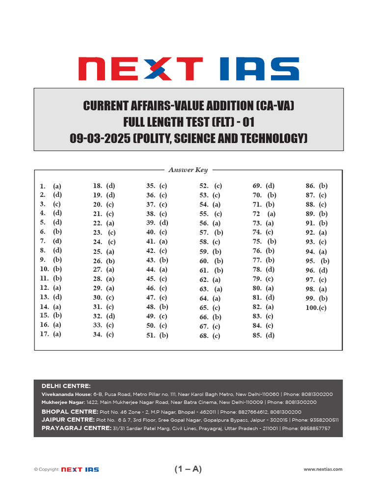 CA FLT 01 SOL | PDF | Contempt Of Court | Justice