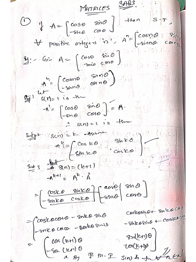 Matrices SAQS and VSAQS | PDF