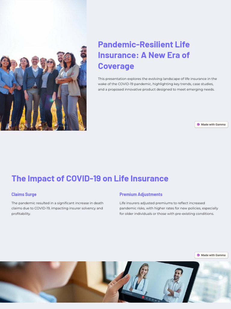 Pandemic Resilient Life Insurance A New Era of Coverage | PDF ...