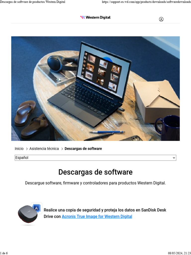 Descargas de Software de Productos Western Digital | PDF | Computación ...