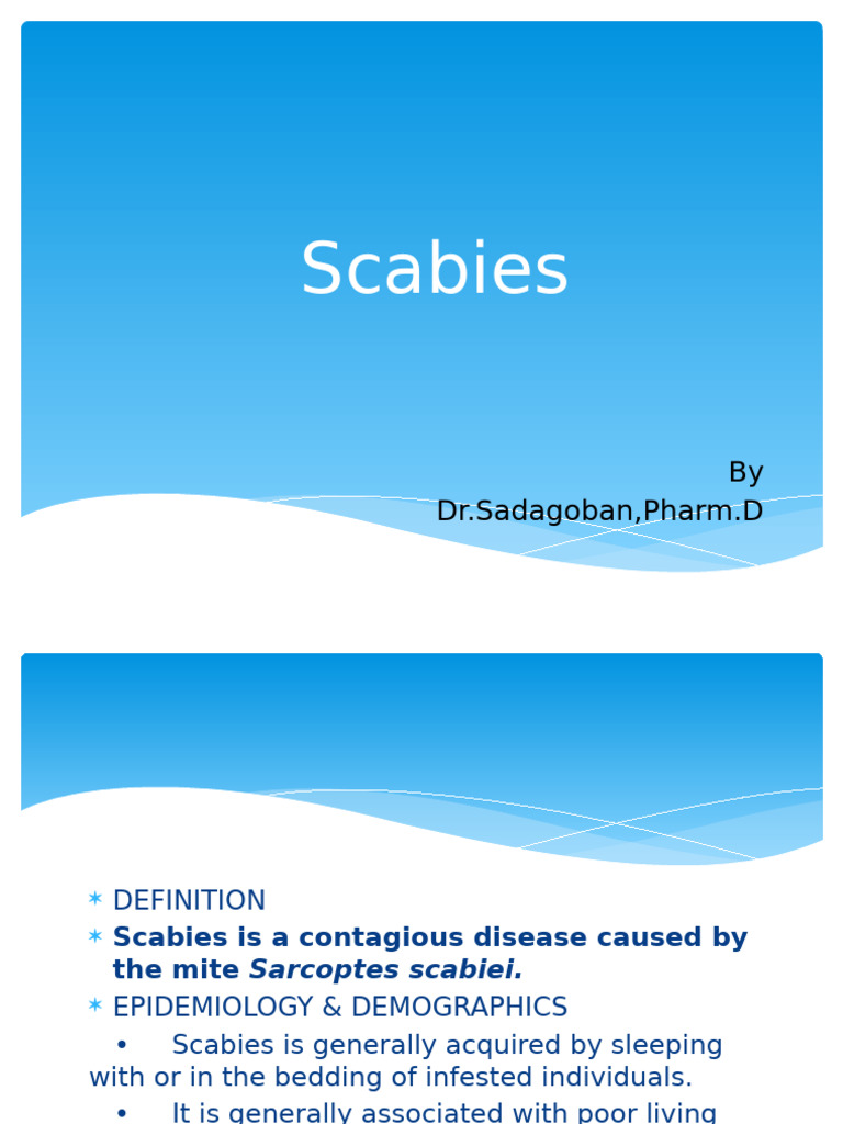 Scabies | PDF