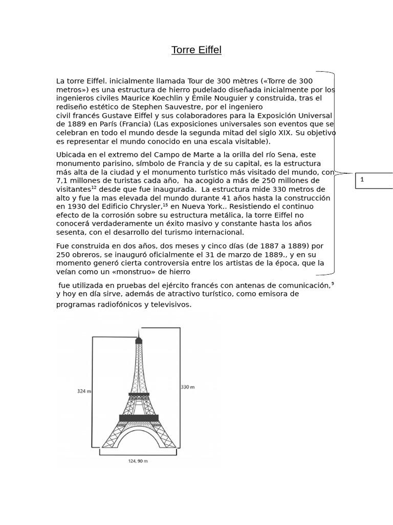 Torre Eiffel | PDF
