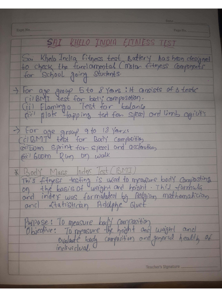 Physical Education..Pratical | PDF