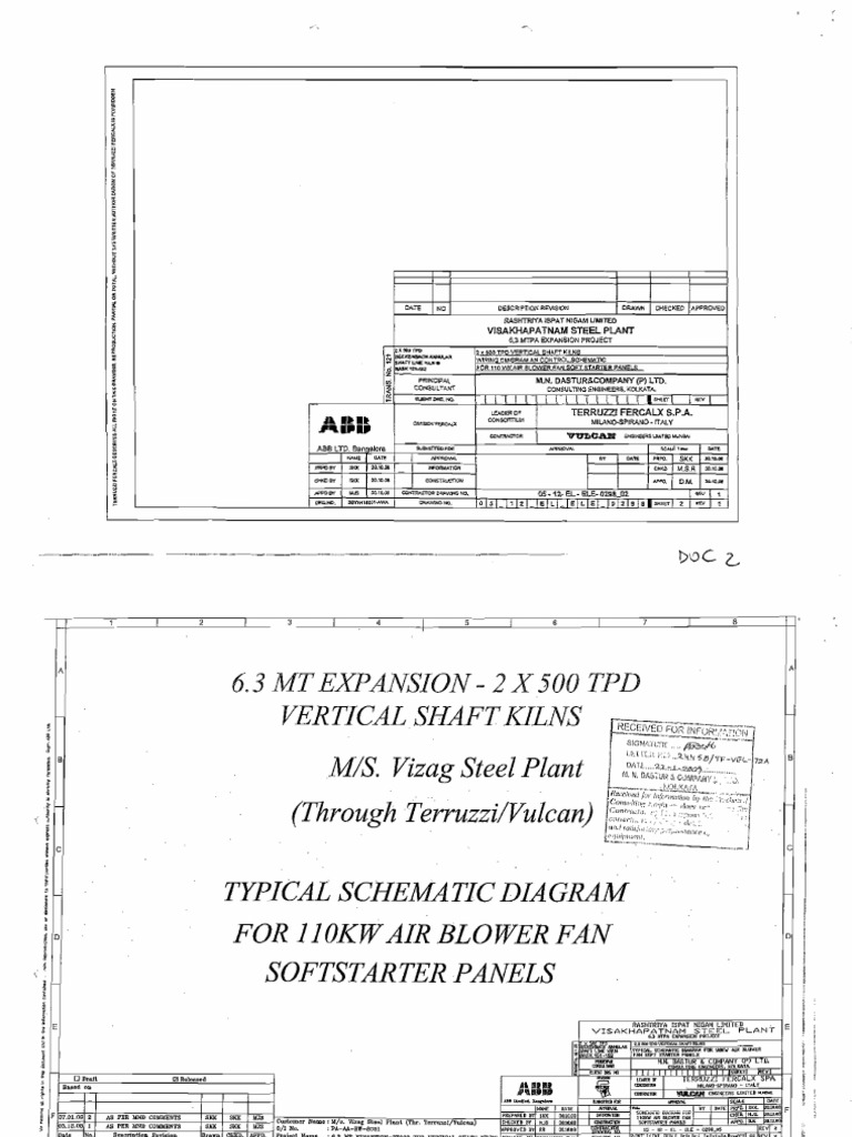 110KW Driving Air Blower Soft Starter Scheme | PDF