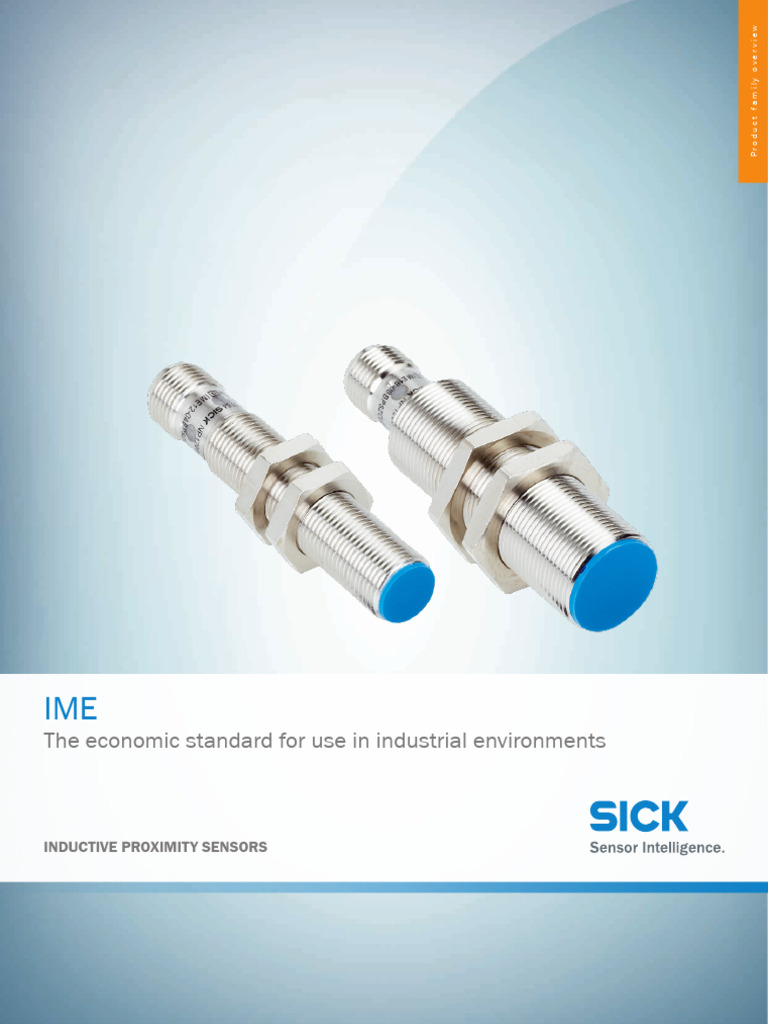 SICK Inductive Threaded Barrel Proximity Sensor | PDF | Electrical ...