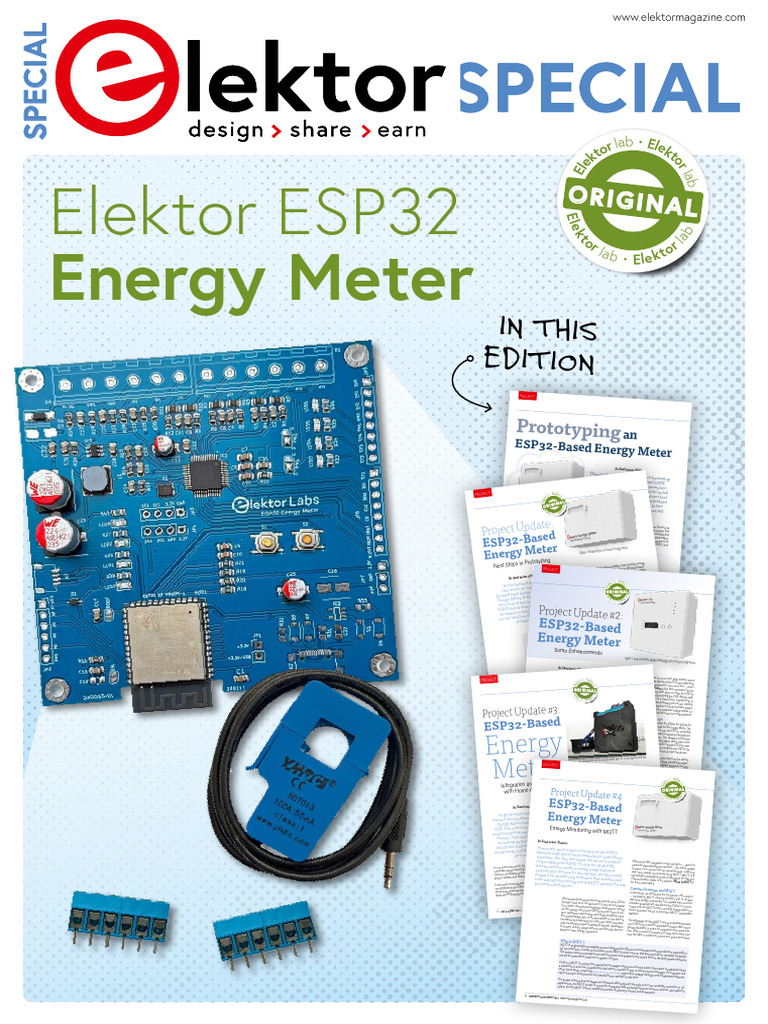 Elektor ESP32 Energy Meter En | PDF | Printed Circuit Board | Integrated Circuit